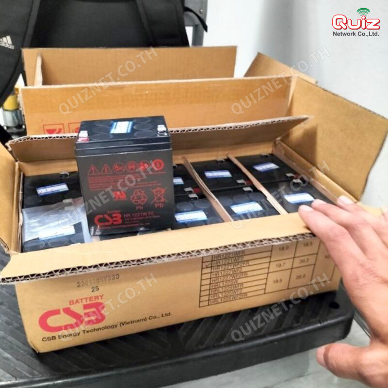 เปลี่ยนแบตเตอรี่เครื่องสำรองไฟ (UPS) APC Quiz Network