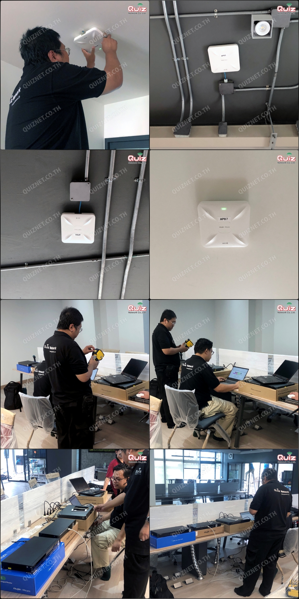 งานติดตั้งตู้ Rack, Switch, Nas พร้อม Config Switch และตรวจเช็คคุณภาพ ...