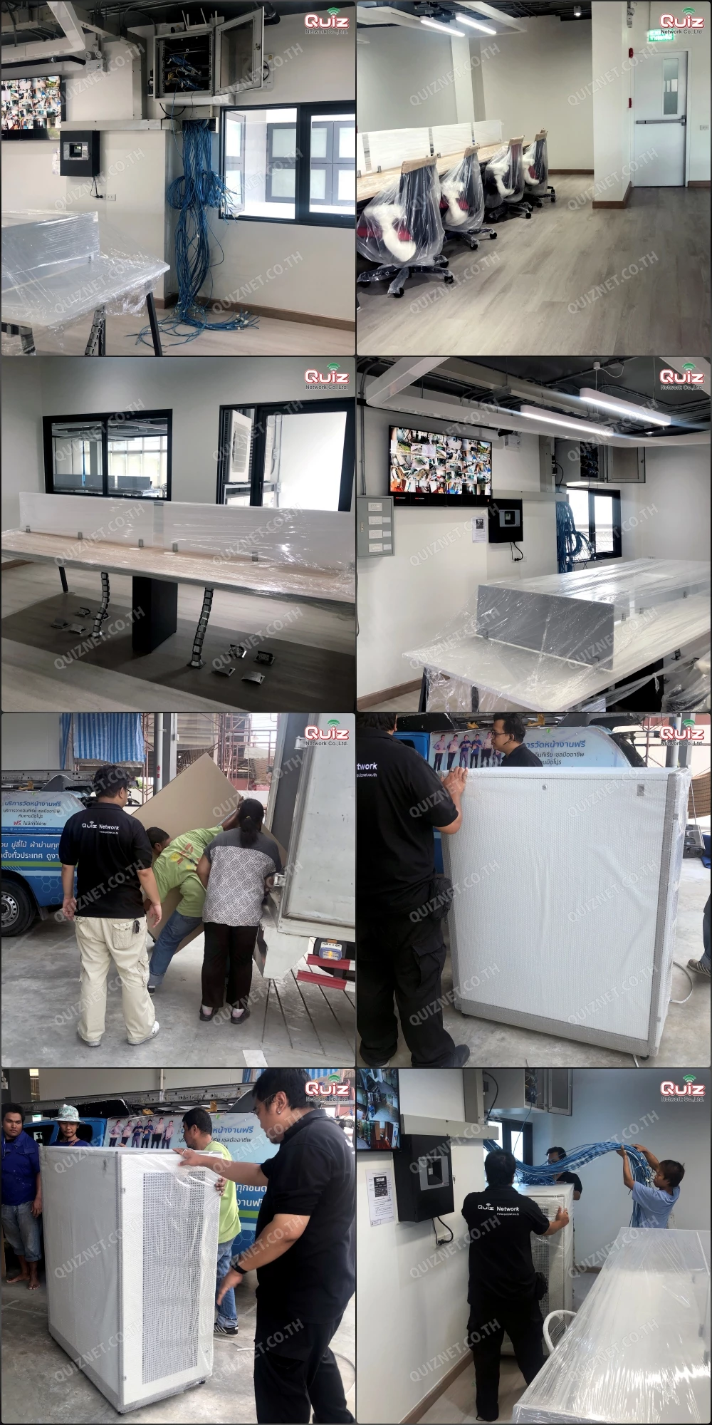 งานติดตั้งตู้ Rack, Switch, Nas พร้อม Config Switch และตรวจเช็คคุณภาพ ...